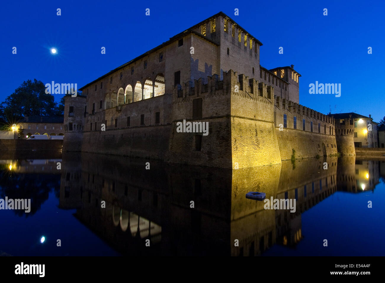 Castle at night Stock Photo - Alamy