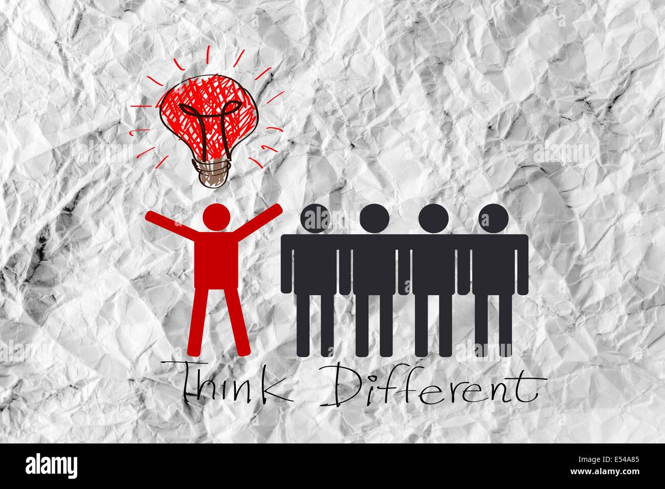 Symbol unity different people hi-res stock photography and images - Alamy