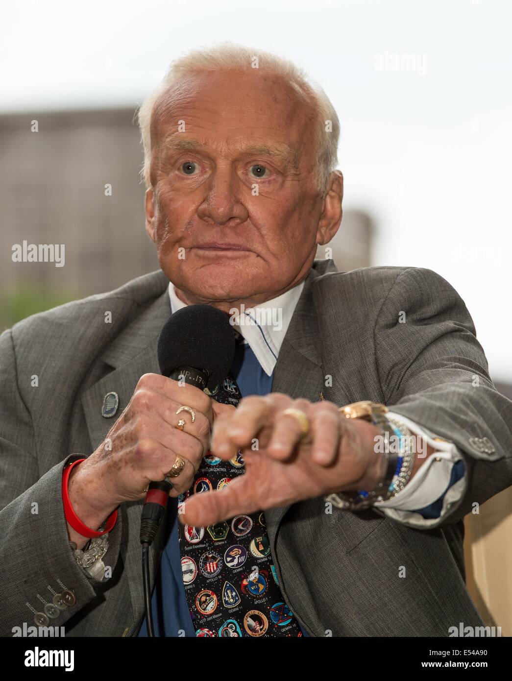 NASA Apollo 11 astronaut Buzz Aldrin discusses NASA's next giant leap ...