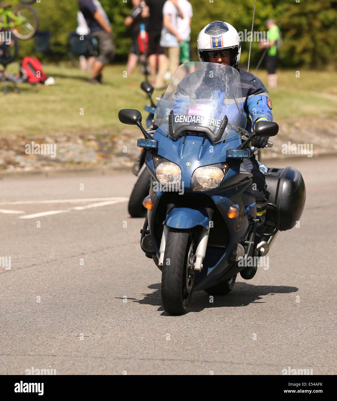Motorcycle policeman hi-res stock photography and images - Alamy
