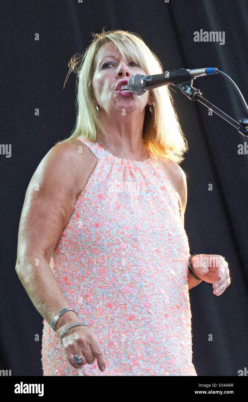 Berlin, Germany. 19th July, 2014. Singer Lorna Bannon of the Scottish ...