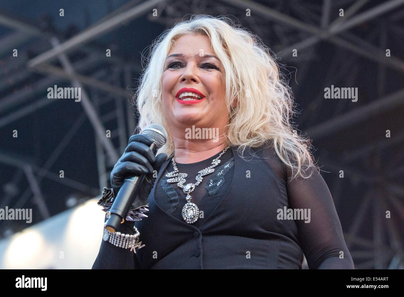 Berlin Germany 19th July 2014 British Singer Kim Wilde Performs At