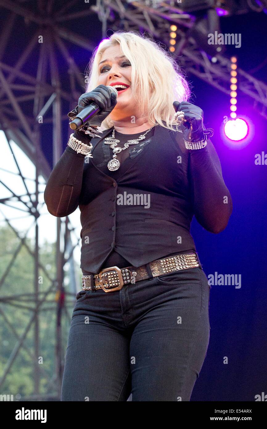 Berlin Germany 19th July 2014 British Singer Kim Wilde Performs At