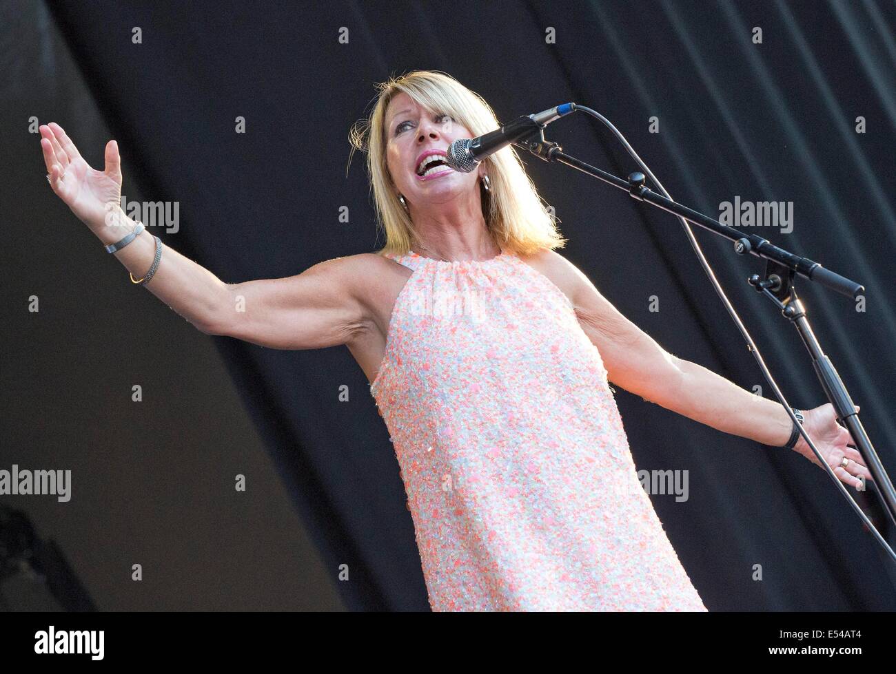 Berlin, Germany. 19th July, 2014. Singer Lorna Bannon of the Scottish ...