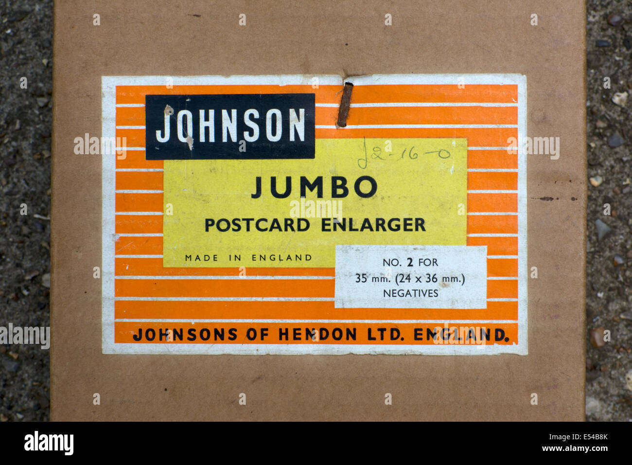 Johnson jumbo postcard enlarger Stock Photo - Alamy