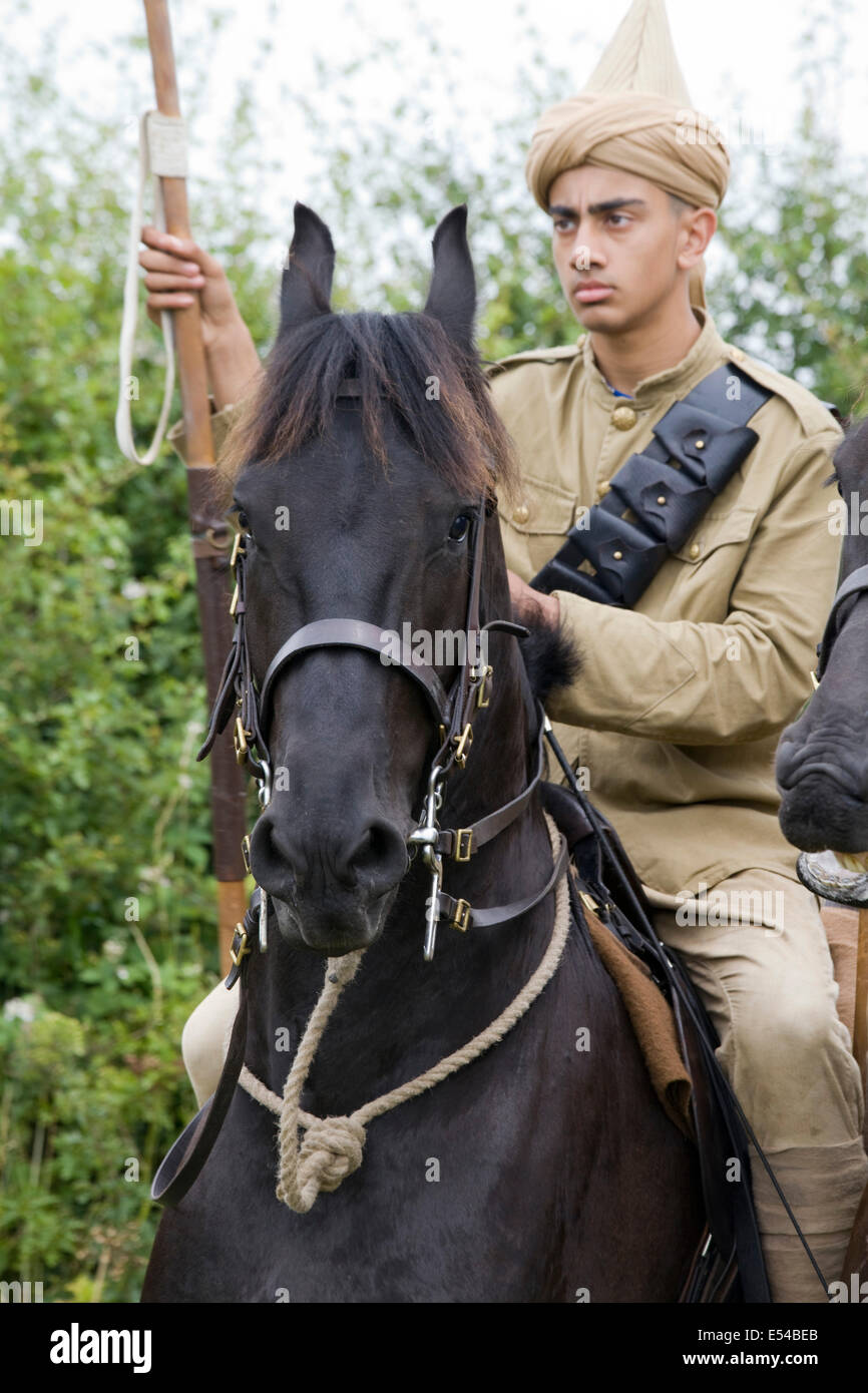 13th Duke of Connaughts's Regiment of Bengal Lancer, display team Stock ...