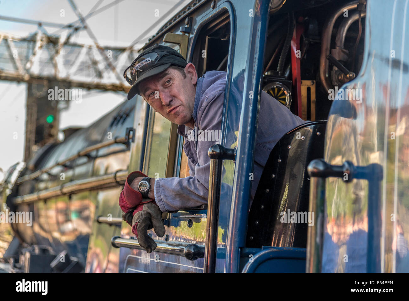 Train driver hi-res stock photography and images - Alamy