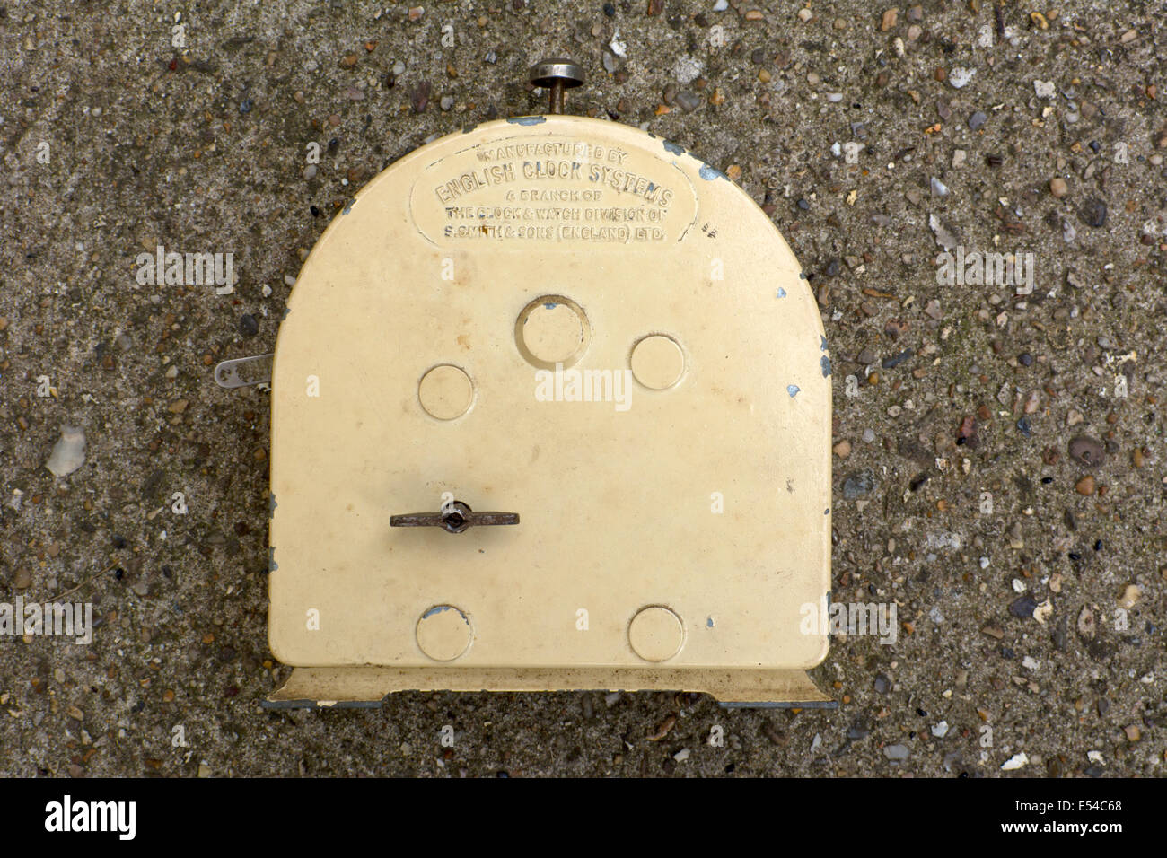 Smiths seconds timer, back view Stock Photo - Alamy