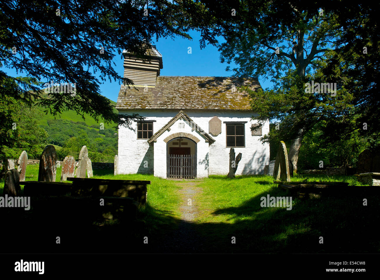 St Mary's Chapel at Capel-y-ffin, Powys, Wales UK Stock Photo - Alamy