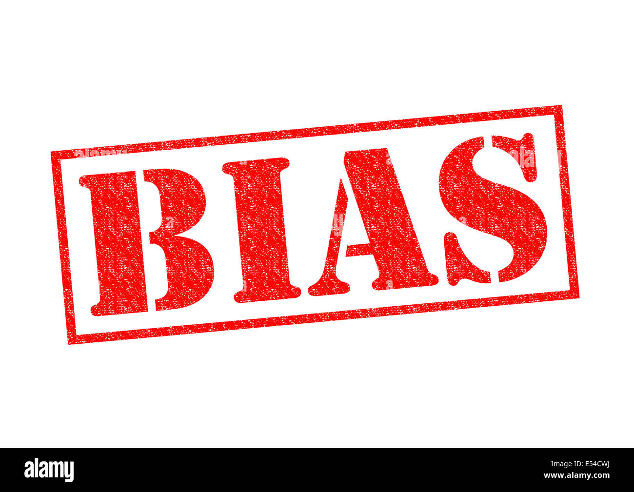 BIAS red Rubber Stamp over a white background Stock Photo - Alamy