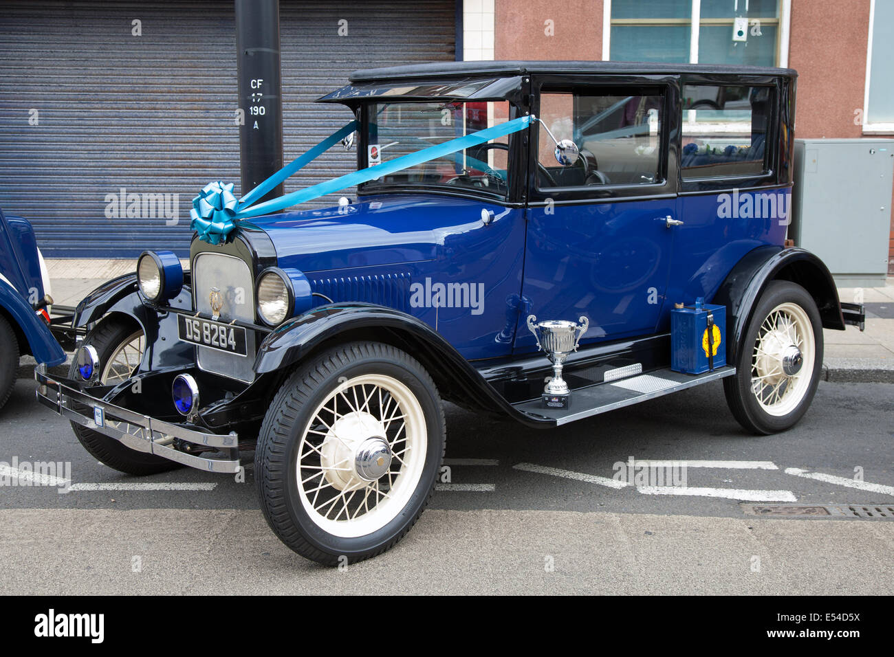 1926 20s pre-war blue 2000cc American Chevrolet GMC sedan at the ...