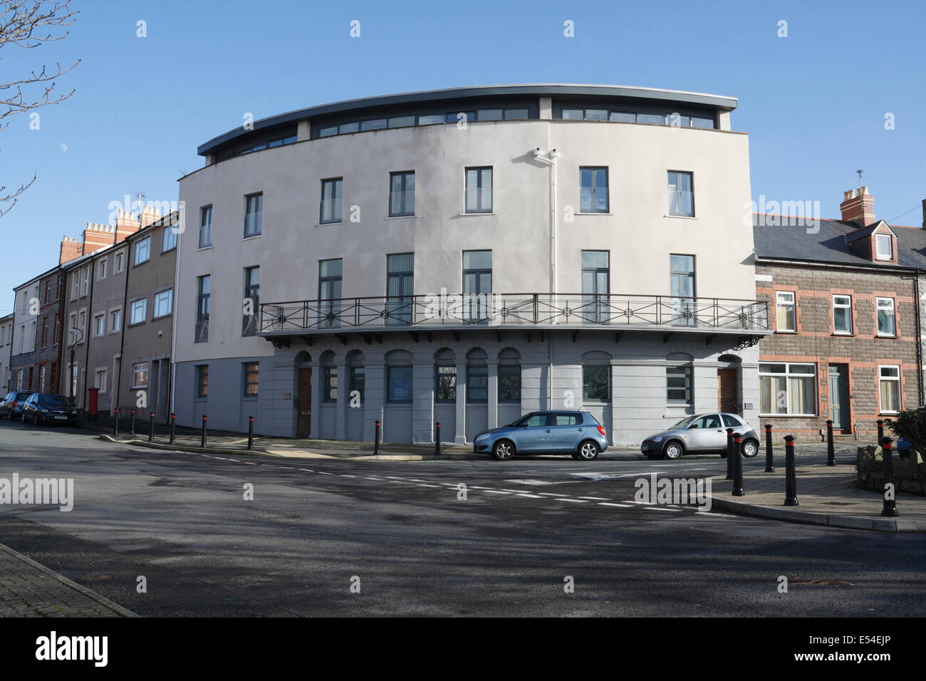 Former Royal Hotel street corner public house converted to flats in ...