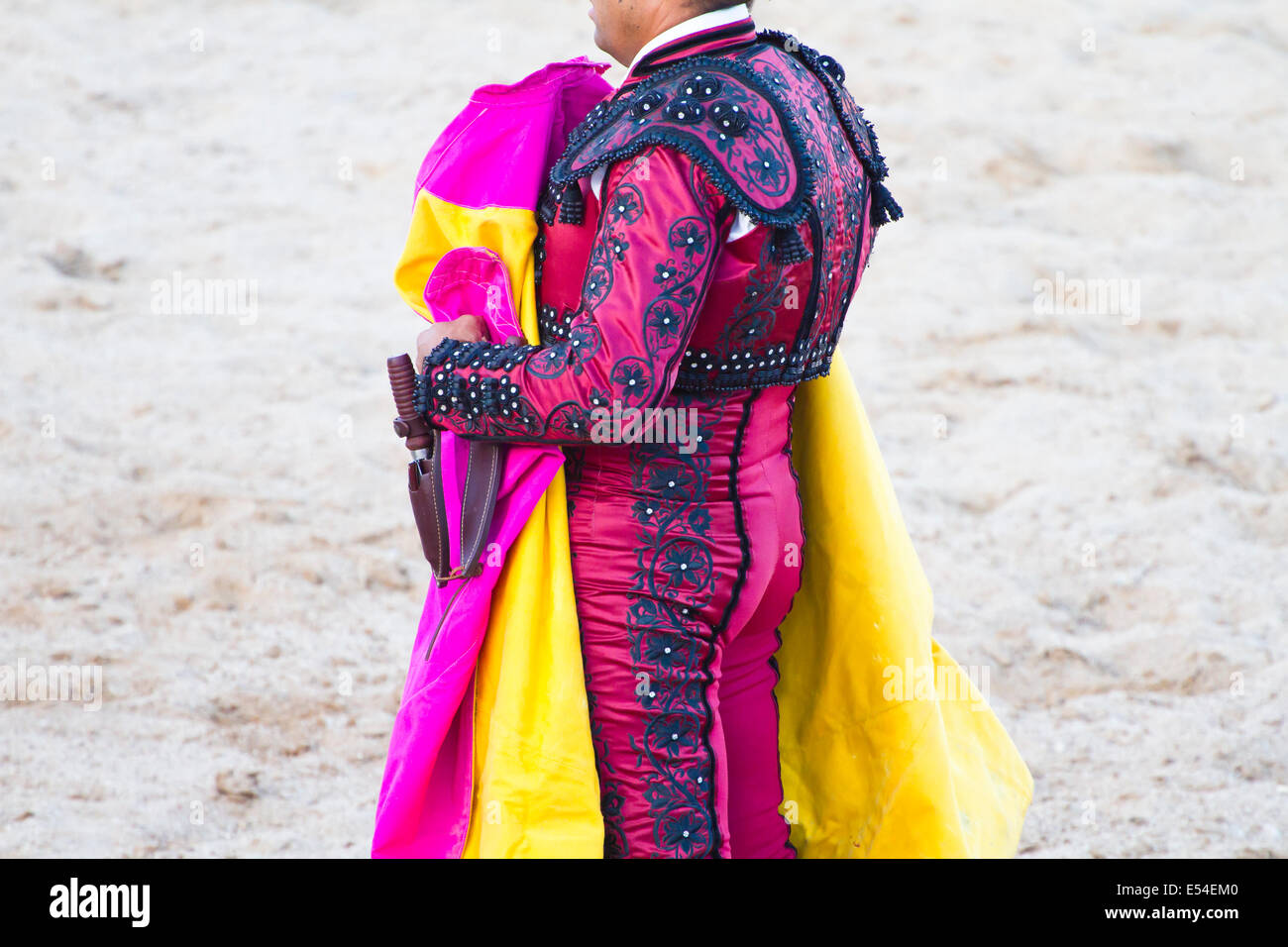 bullfighters costumes with details, Madrid, Spain Stock Photo - Alamy