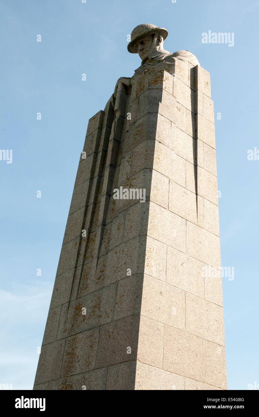 Canadian Brooding Soldier Memorial at St-Juliaan, 'Flanders Fields ...