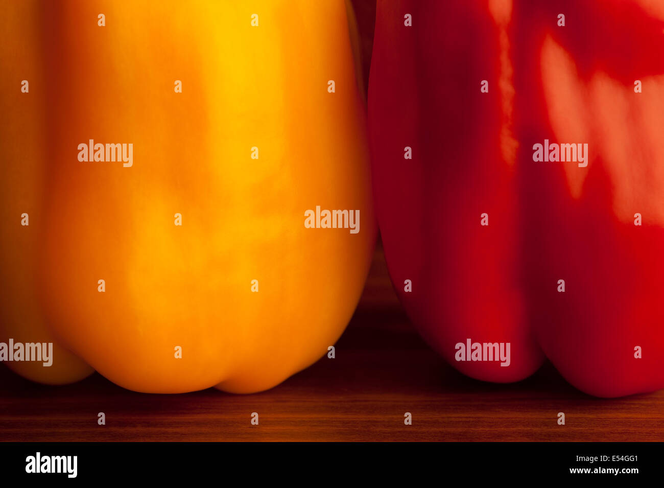 Peppers still life close-up Stock Photo - Alamy