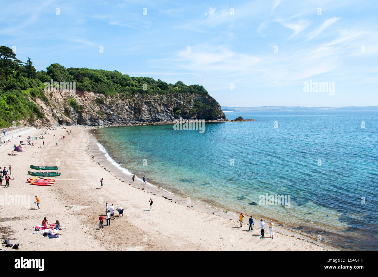 Porthpean beach hi-res stock photography and images - Alamy