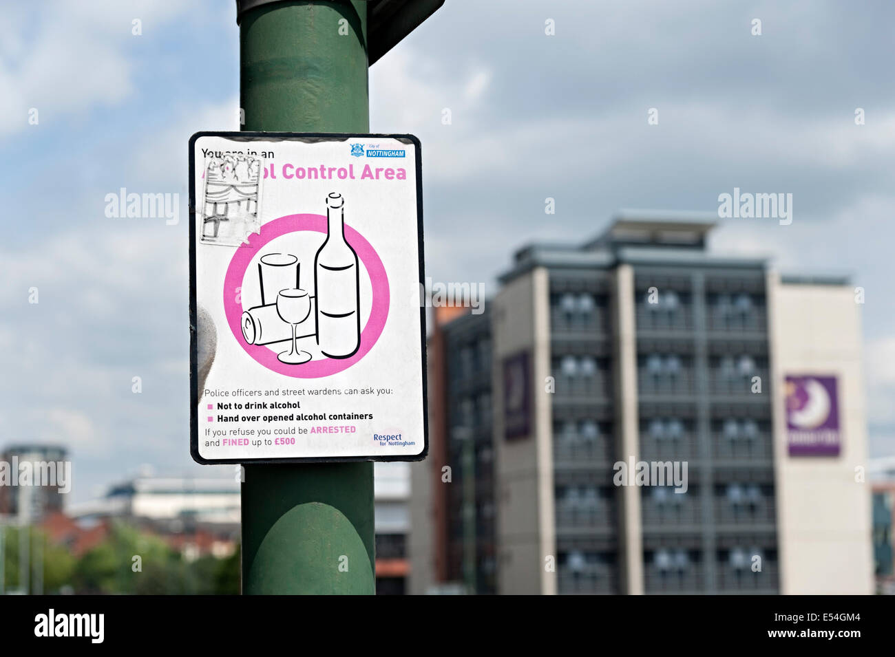 Alcohol control zone hi-res stock photography and images - Alamy