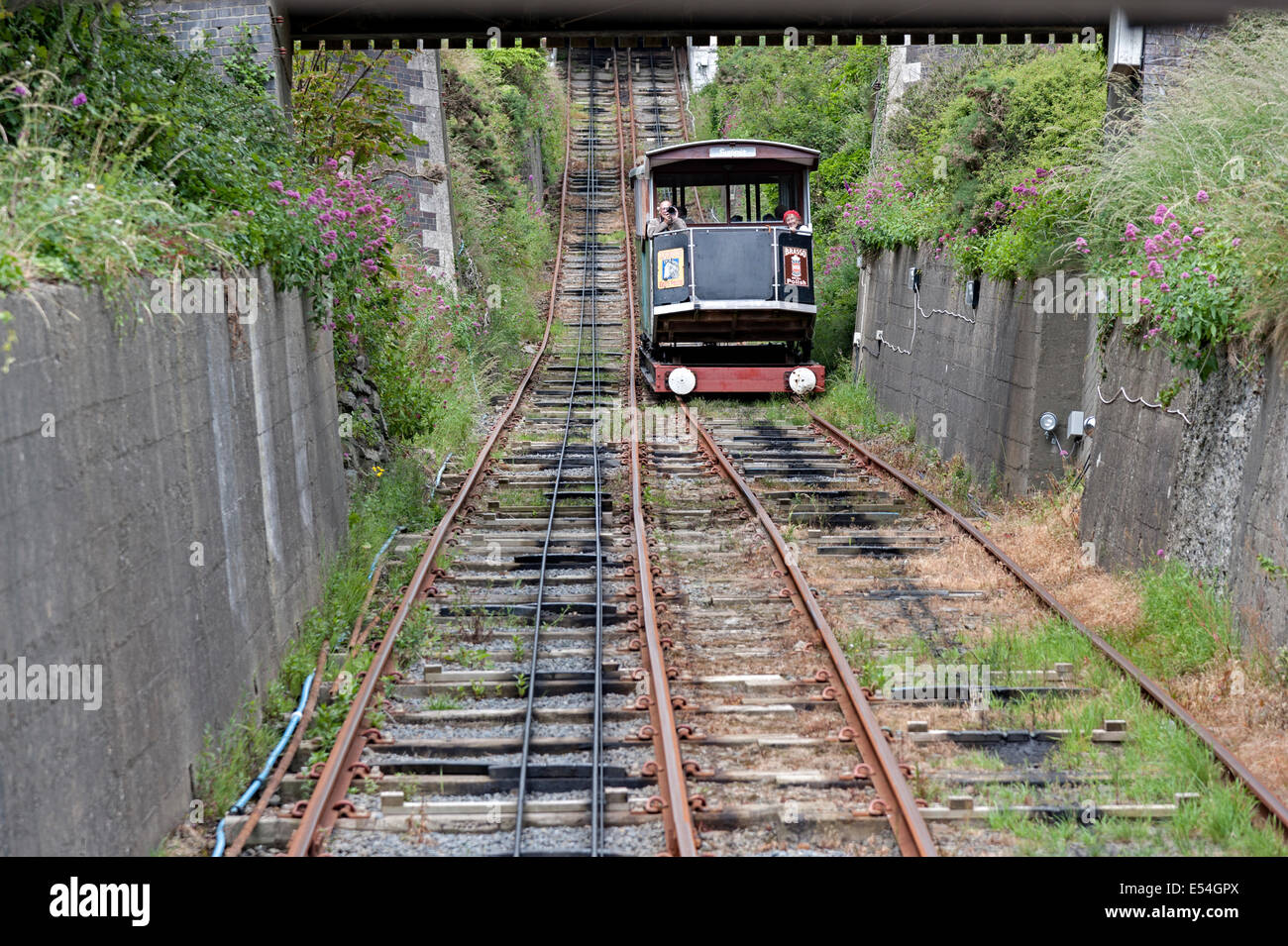 aberystwyth wales cliff railway constitution hill Stock Photo - Alamy