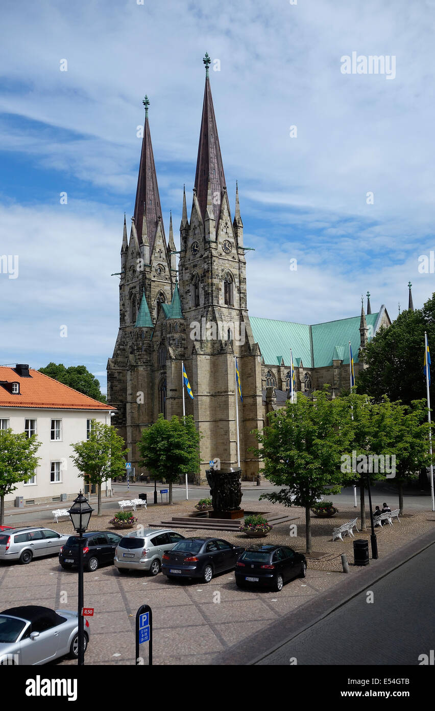 Skara Cathedral, Skara, Sweden Stock Photo - Alamy