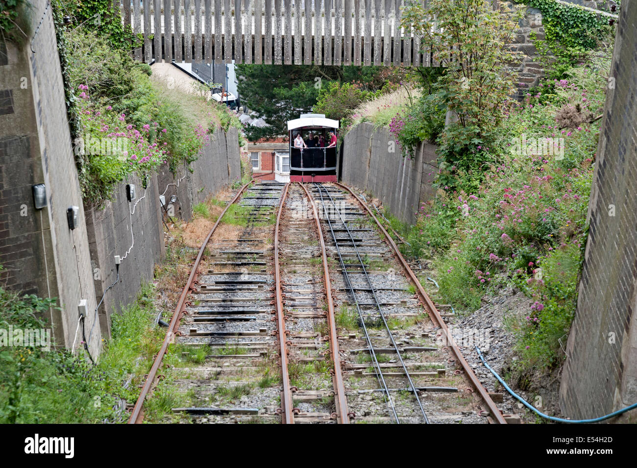 aberystwyth wales cliff railway constitution hill Stock Photo - Alamy