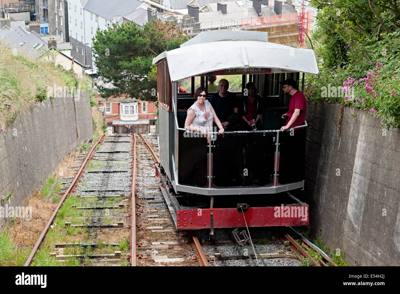 aberystwyth wales cliff railway constitution hill Stock Photo - Alamy