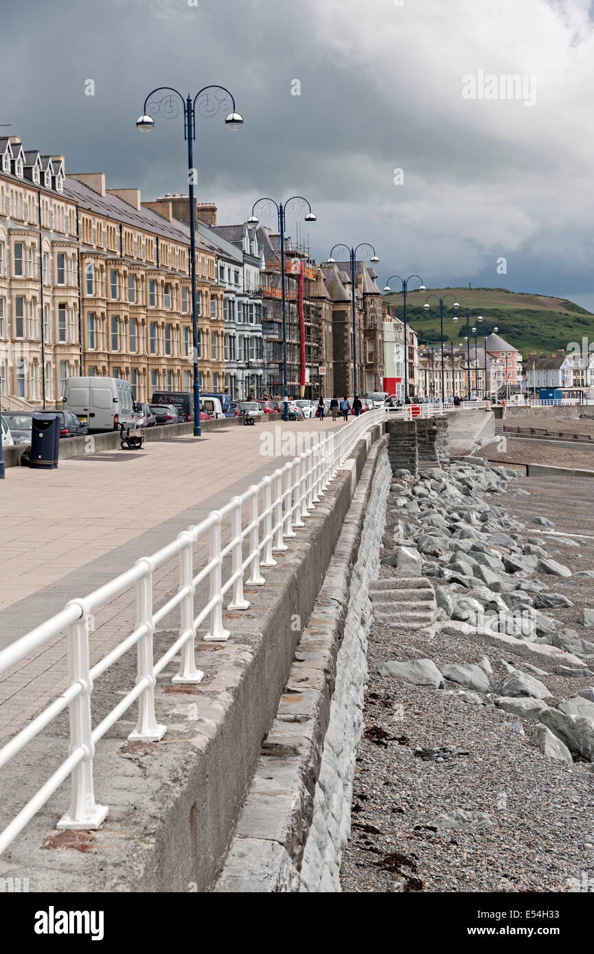 aberystwyth sea front wales Stock Photo - Alamy