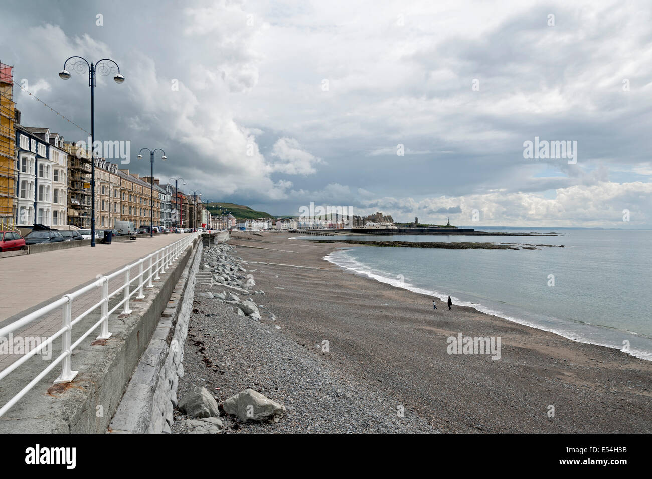 aberystwyth sea front wales Stock Photo - Alamy