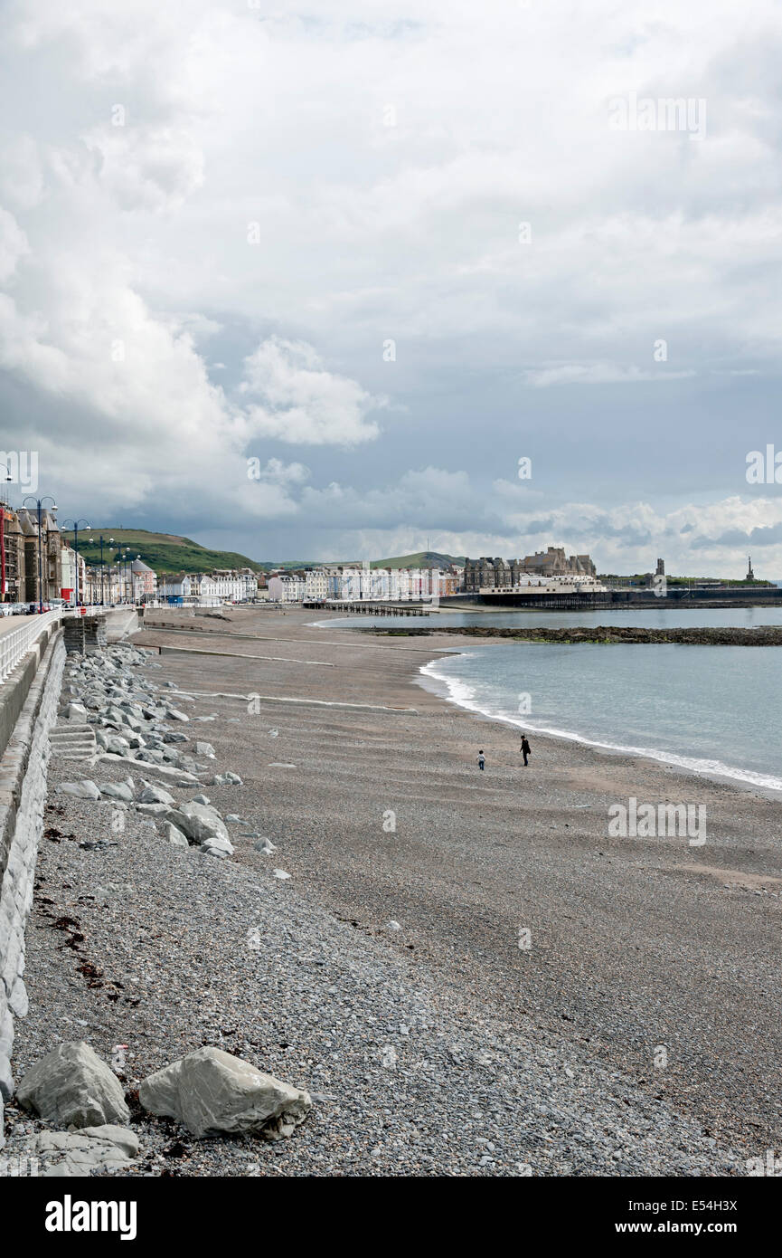 aberystwyth sea front wales Stock Photo - Alamy