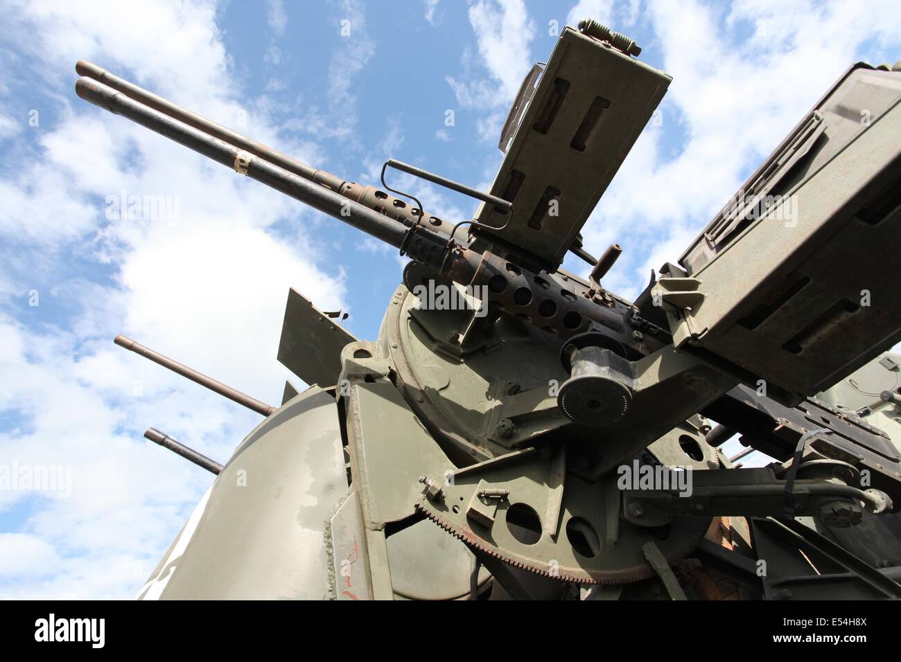 American M16 Multiple Gun Carriage Half Track Anti Aircraft guns Stock ...