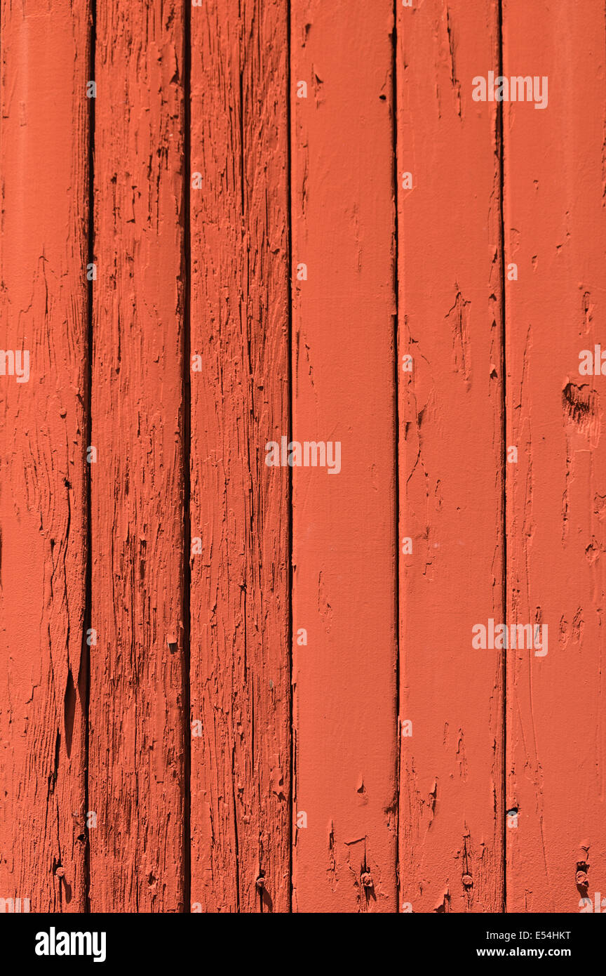 Red painted barn wood for background or texture Stock Photo - Alamy