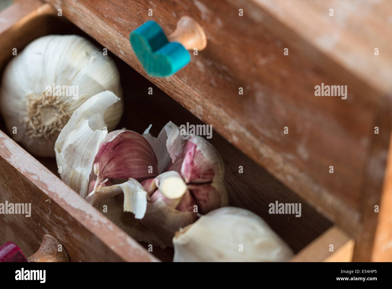 Garlic - Looking after your Heart and healthy eating Stock Photo - Alamy