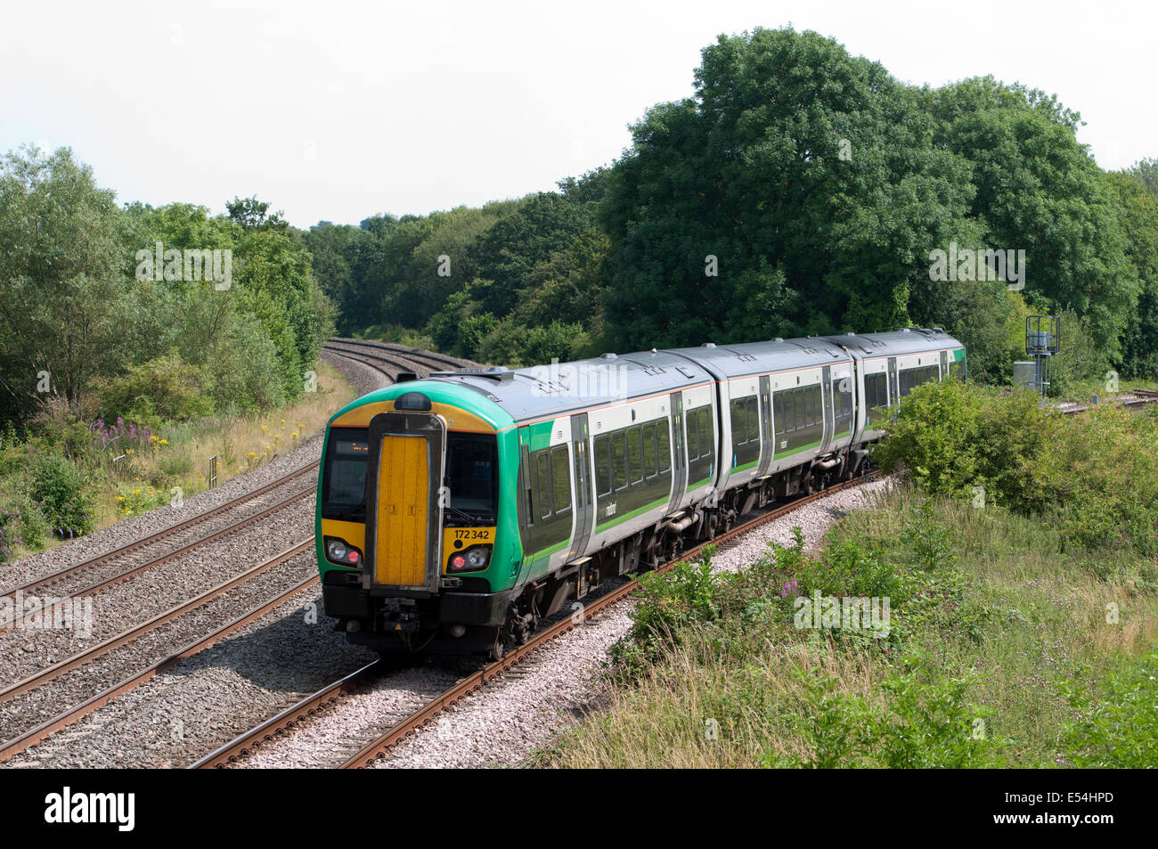 London Midland class 172 diesel train Stock Photo - Alamy