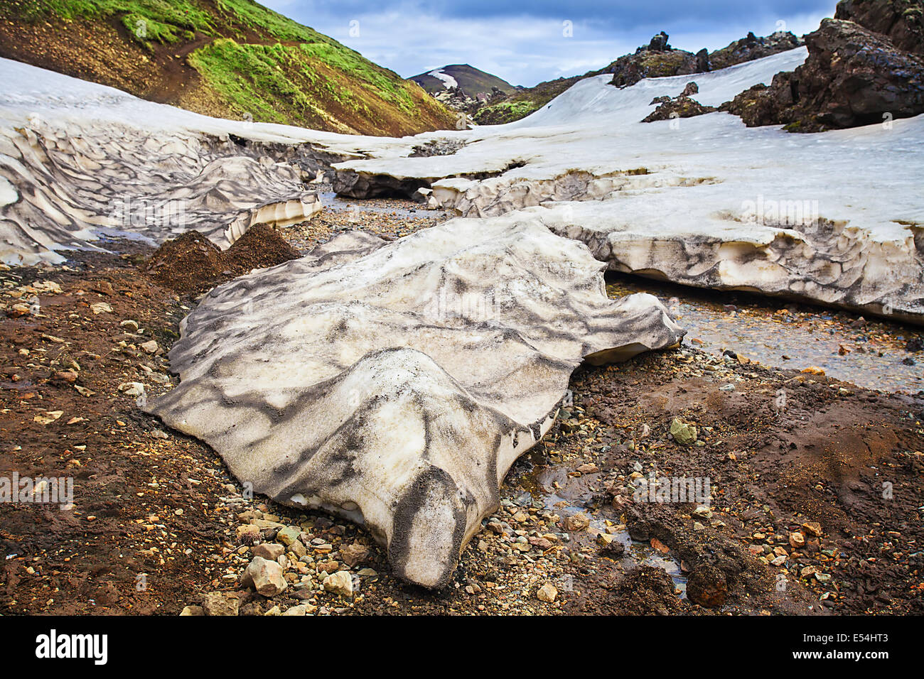 Landmannalaugar, rhyolite mountains of Iceland Stock Photo - Alamy