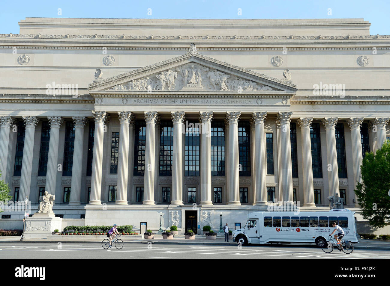 20140630. 30th June, 2014. U.S. National Archives building in ...