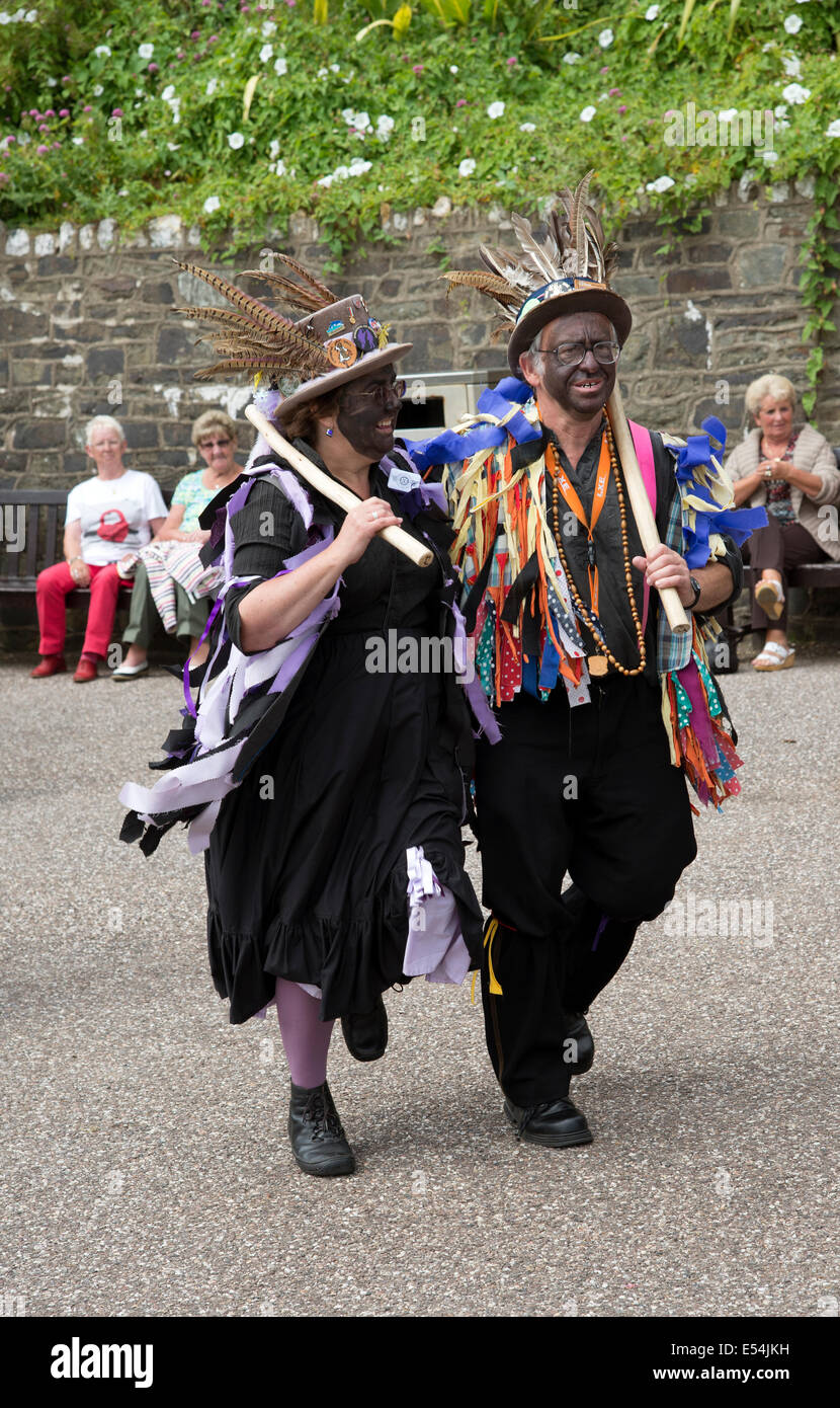 Morris dancers on pier in hi-res stock photography and images - Alamy