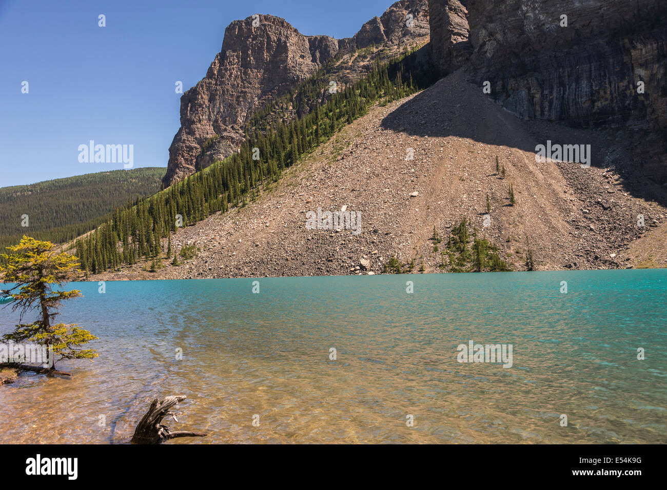 Moraine Lake in Alberta, Canada Stock Photo - Alamy