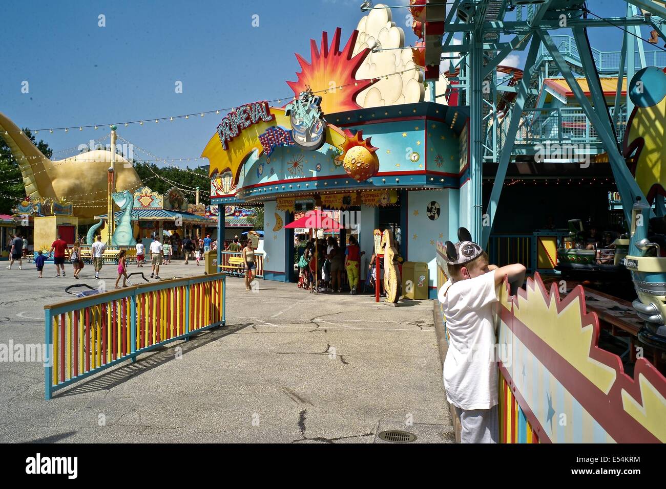 Chester & Hester Dino Rama . Disney's Animal Kingdom Stock Photo - Alamy