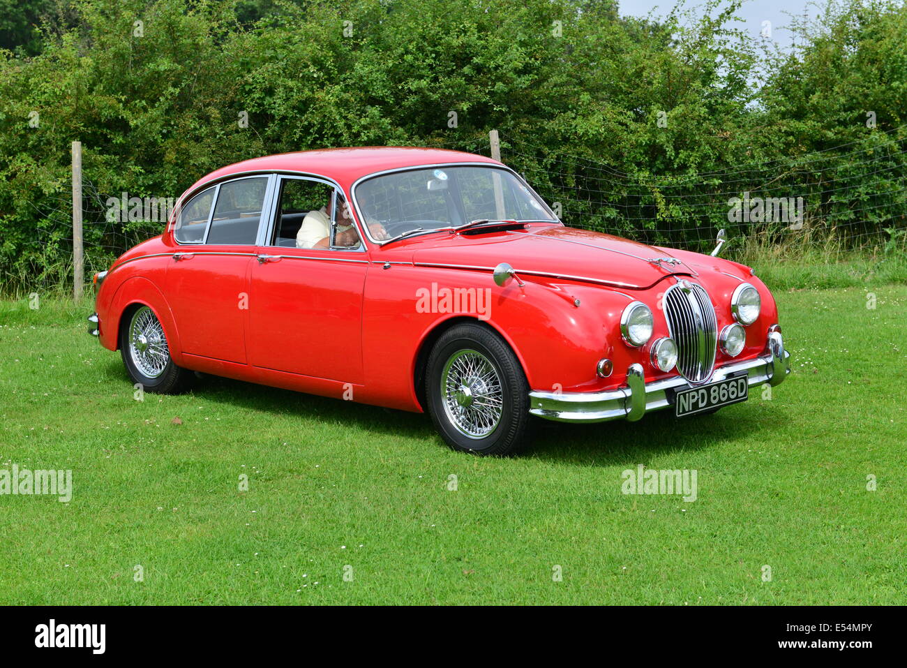 Jaguar Mk 2 sports saloon Stock Photo - Alamy
