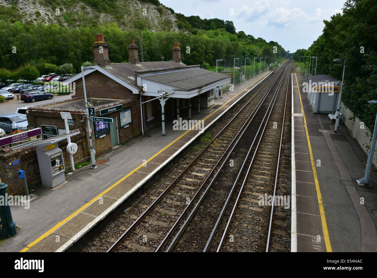 Amberley railway station Amberley, Sussex, England Stock Photo - Alamy