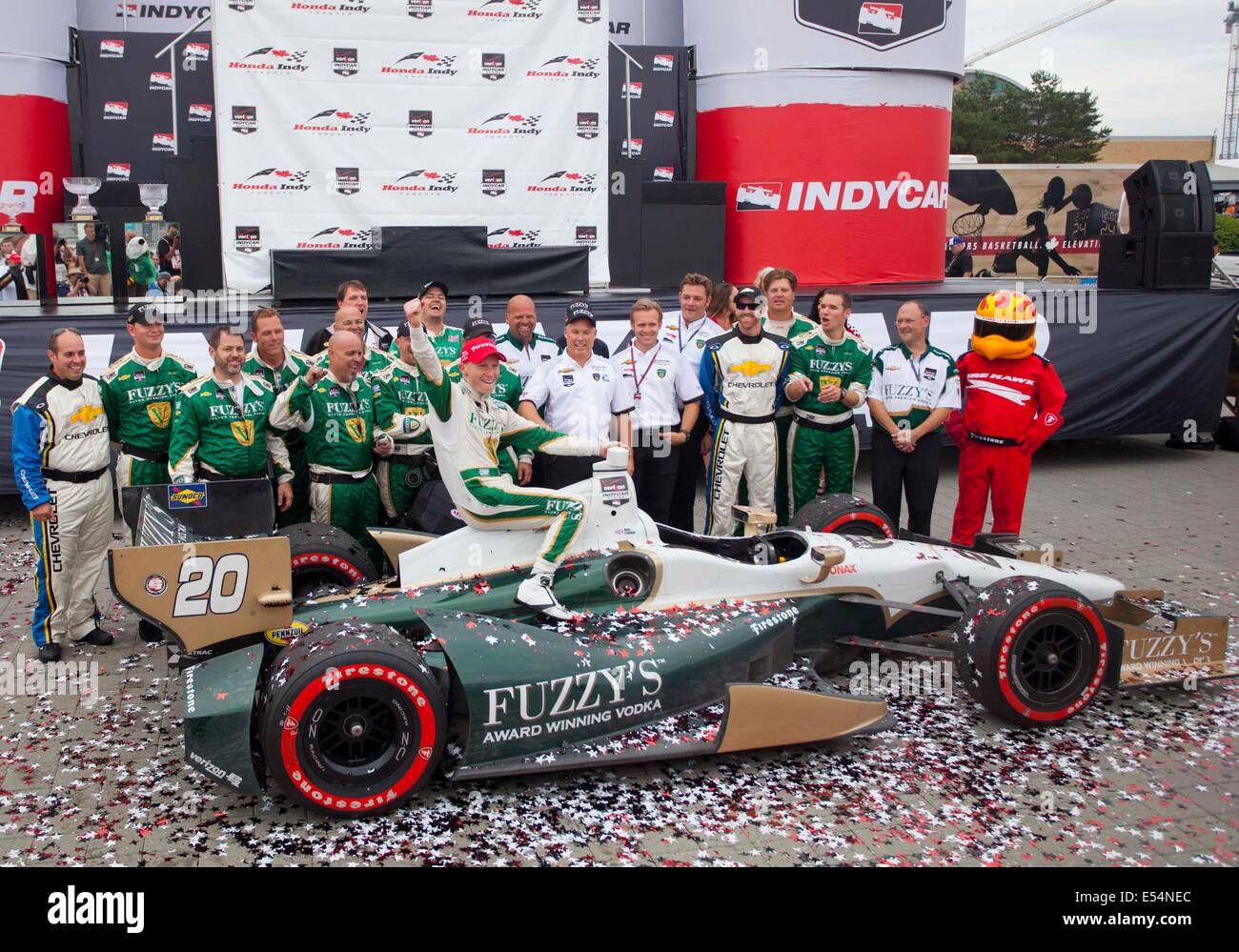 Toronto, Canada. 20th July, 2014. Ed Carpenter Racing's British driver ...