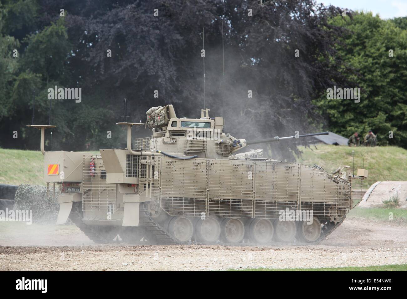 Warrior WCSP 40mm Turret - Bovington Stock Photo - Alamy