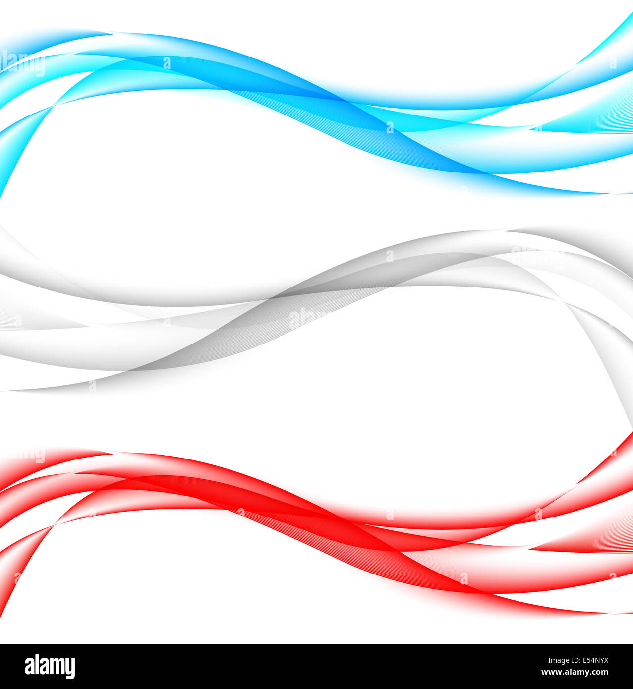 Set of wavy banners Stock Photo - Alamy