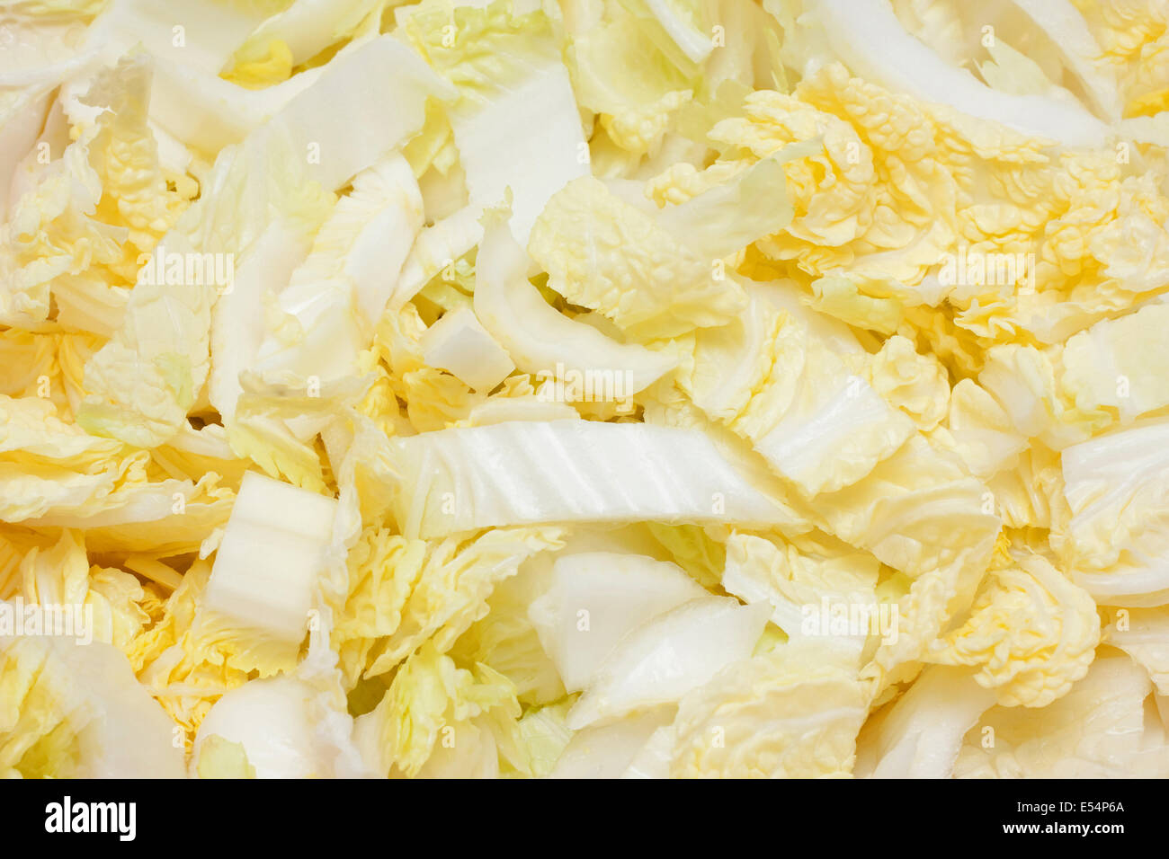 Chopped Chinese cabbage background Stock Photo - Alamy