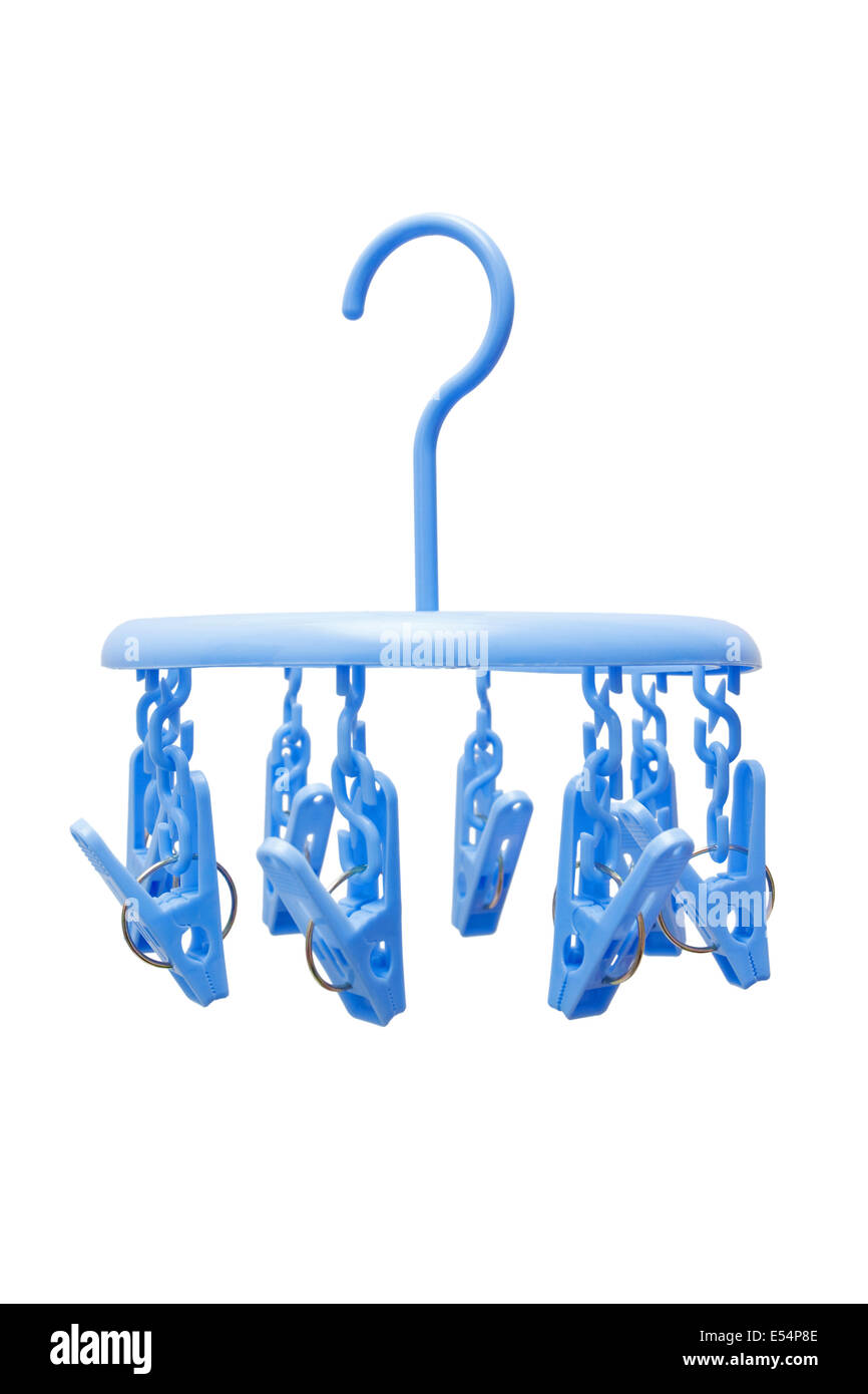 Clothespin isolated on white background Stock Photo - Alamy