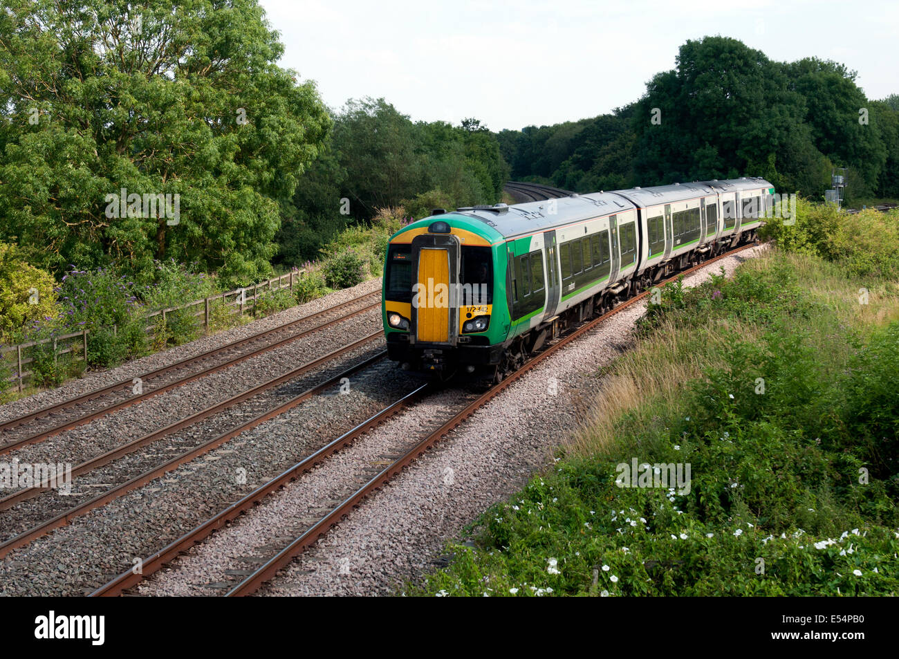 London Midland class 172 diesel train Stock Photo - Alamy