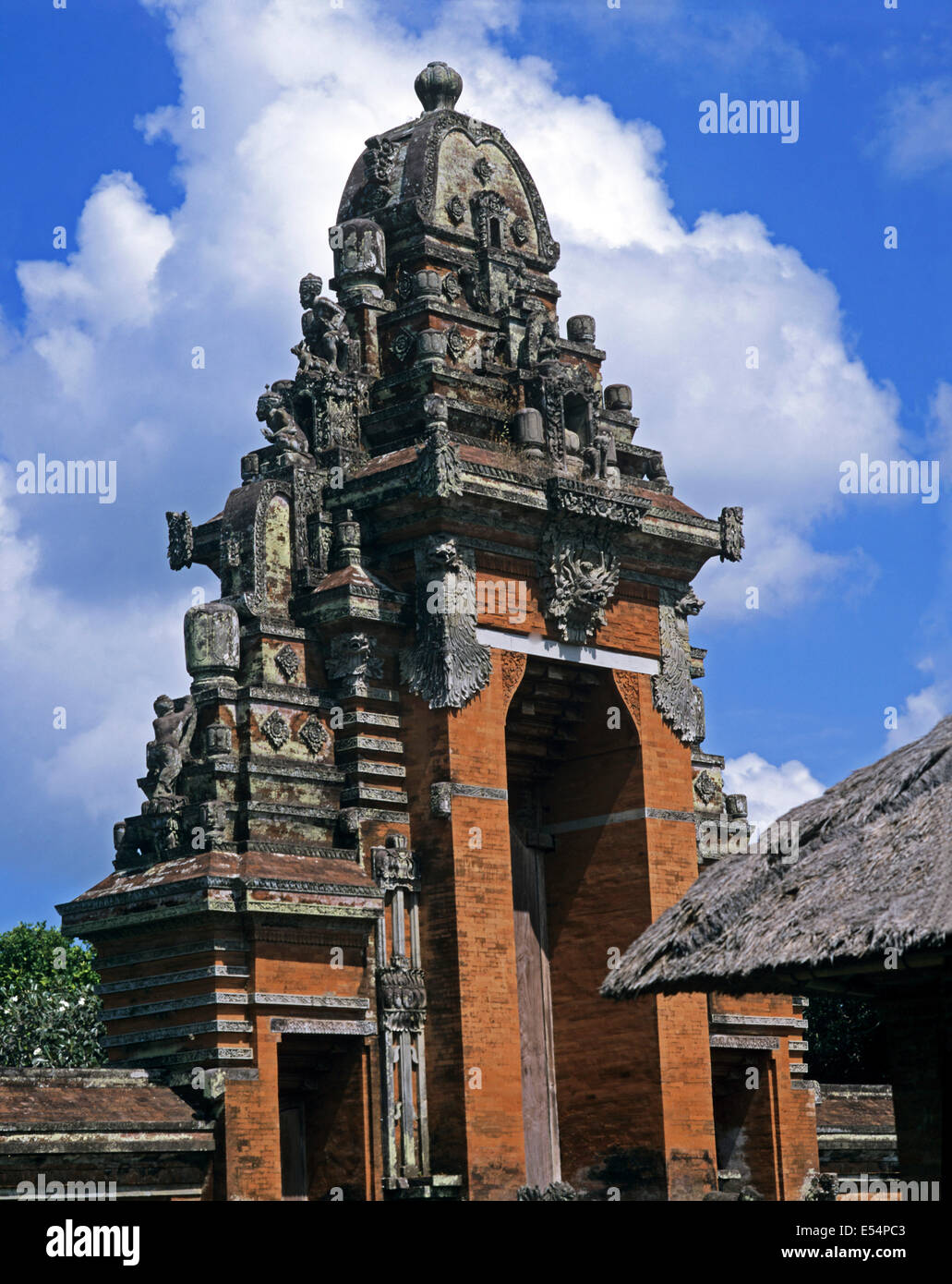 Entrance to the Taman Ayun Royal Temple, Bali, Indonesia Stock Photo ...