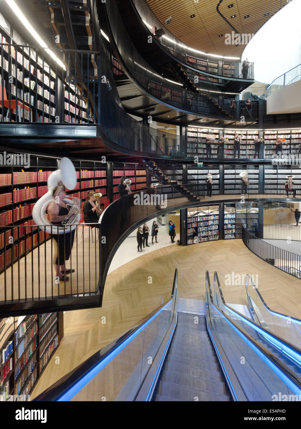 Library of Birmingham, Birmingham, United Kingdom. Architect: Mecanoo ...