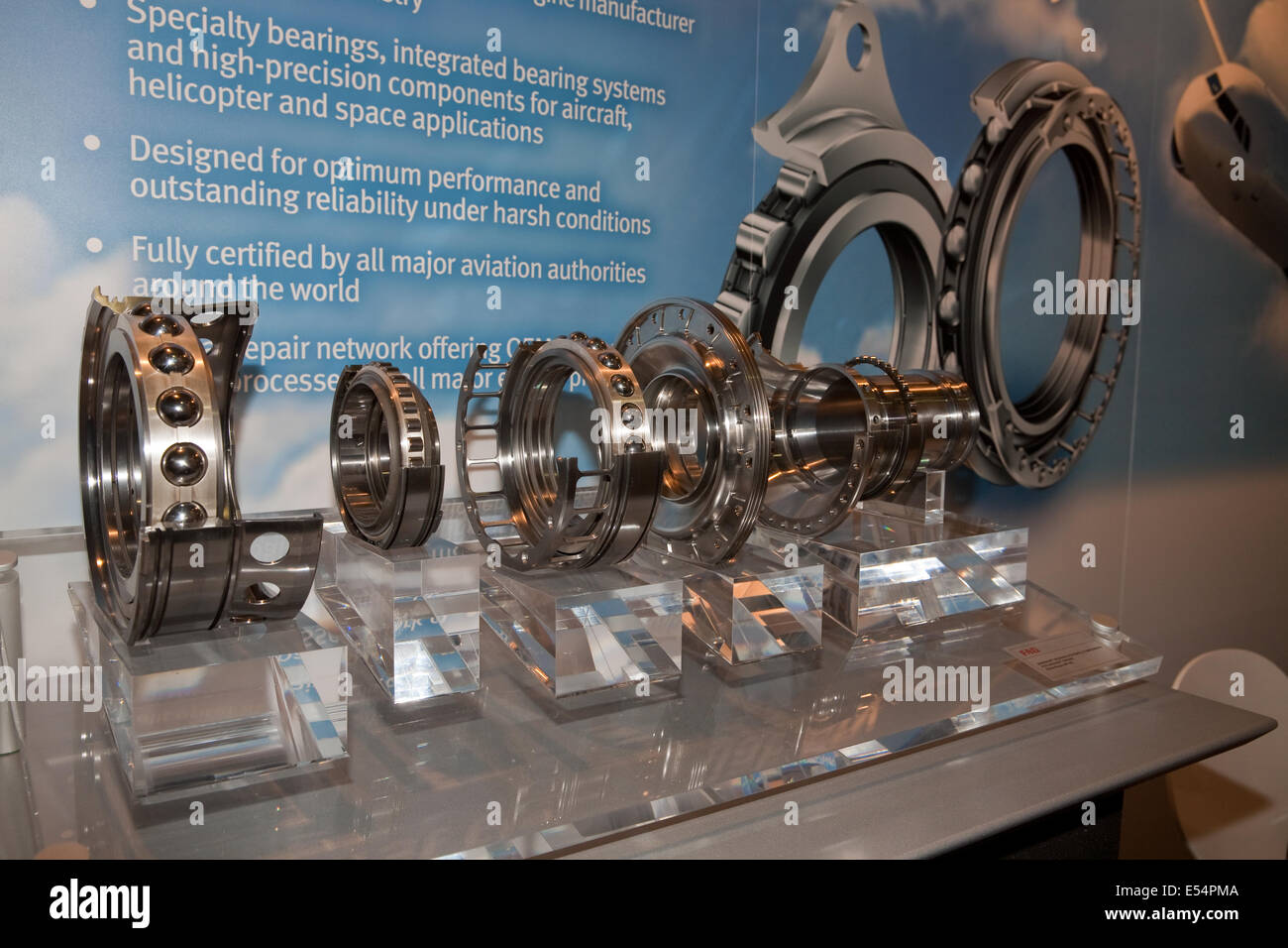 Bearings for the B717 made in Schweifurt in Germany Stock Photo - Alamy