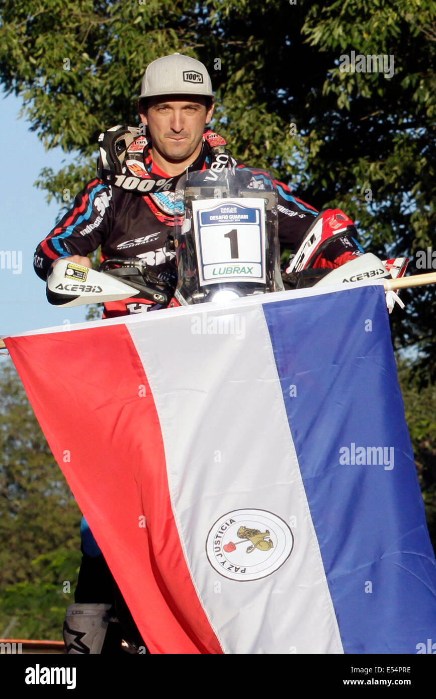 Asuncion, Paraguay. 20th July, 2014. Javier Pizzolito of Argentina ...