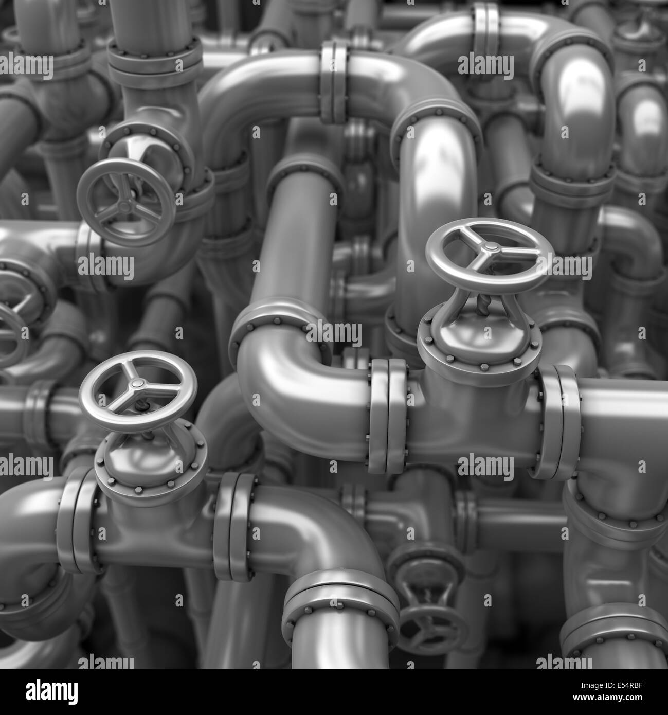 Maze of pipes hi-res stock photography and images - Alamy